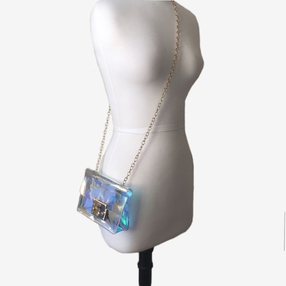 Bags | Holo Pvc Bag | Poshmark